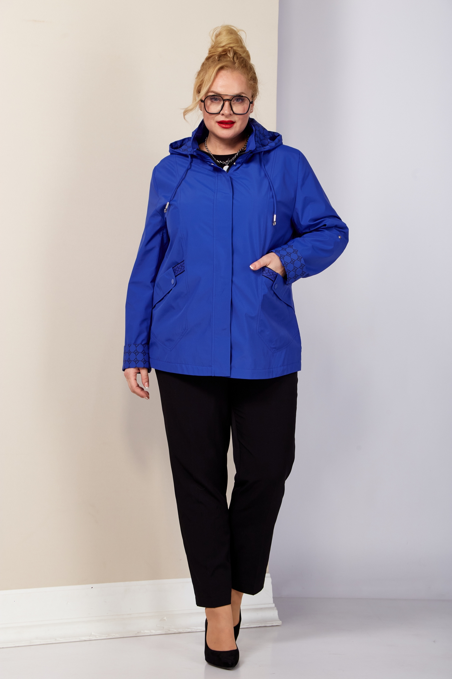 Куртка 2147 василёк Shetti купить - 6% скидка | в наличии